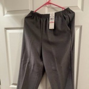 Alfred Dunner | Pants & Jumpsuits | Charcoal Gray Alfred Dunner Slacks ...